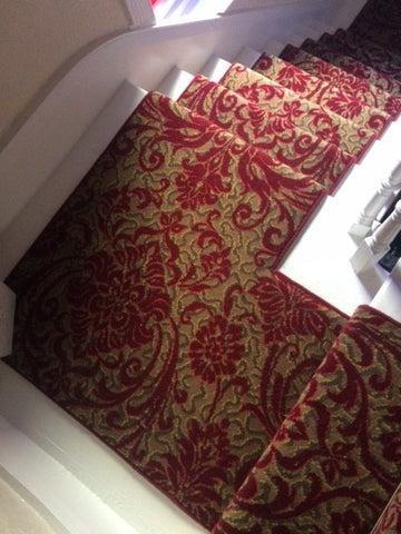 Axminster Carpets Medici Ruby Damask – Stonegate Carpets