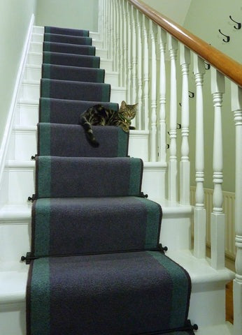 Brintons Bell Twist Twilight & Devonia Ocean Deep Stair Runner ...