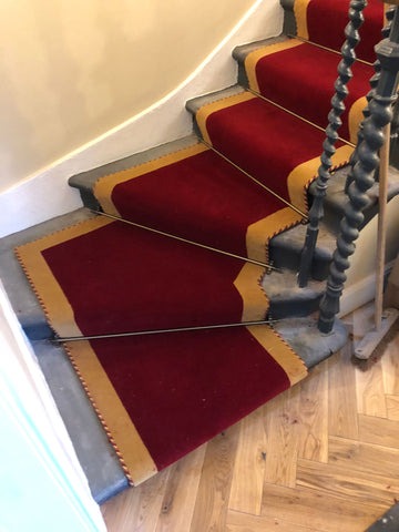 Brintons Carpet True Velvet Gallery Red, Ulster Velvet Honey Gold & Do ...