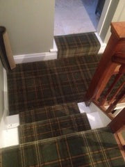 Brintons Carpets Abbeyglen Wexford Plaid Stair Runner and Fitted Landi ...