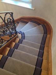 Brintons Carpets Bell Twist Pumice Ebony & Twilight Stair Runner ...