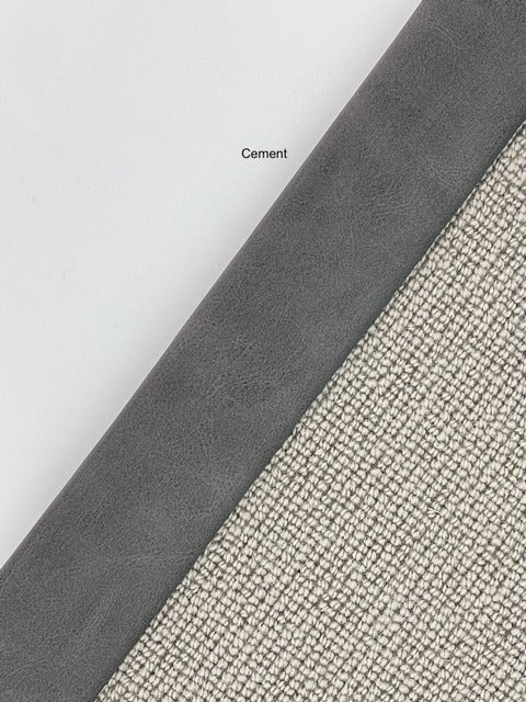Taped Edging - Northridge (Faux Leather) - Cement – Stonegate Carpets