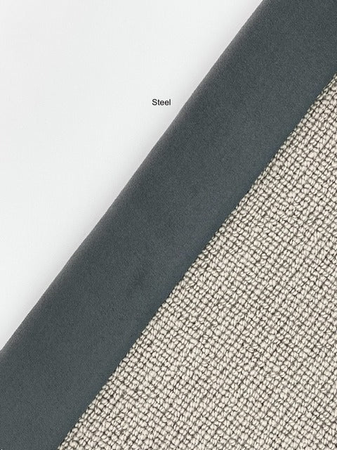 Taped Edging - Sumerlin (Faux Suede) - Steel – Stonegate Carpets