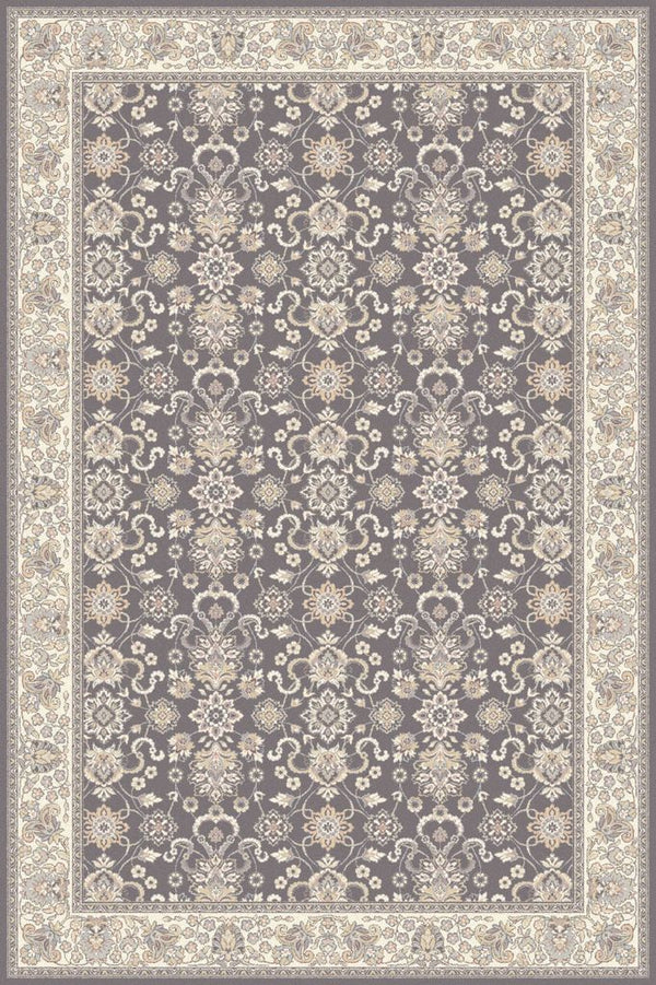 Agnella Rugs Isfahan KANTABRIA Anthracite - 100% New Zealand Wool - Fr ...
