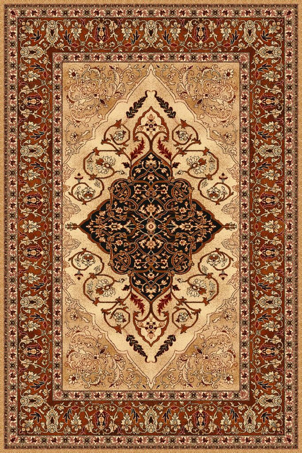 Agnella Rugs Isfahan LEYLA Amber - 100% New Zealand Wool - Free Delive ...