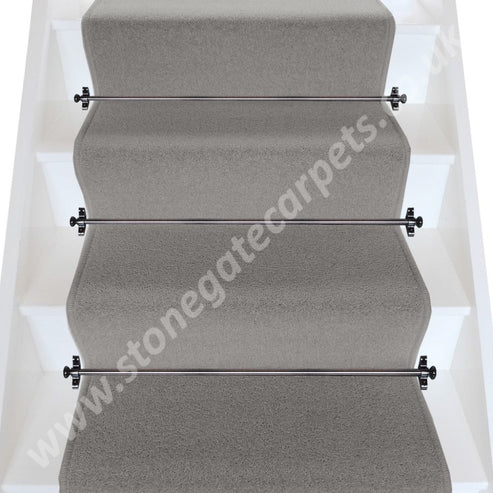 Axminster Carpets Devonia Plain Silvervale Stair Runner (Per Linear Me ...