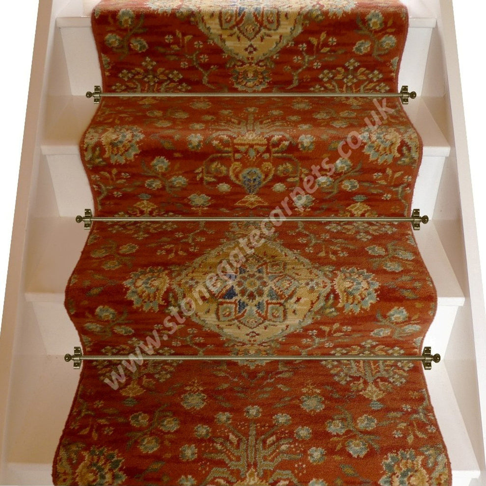 Brintons Carpets Renaissance Amber Kashan Broadloom Stair Runner (Per ...